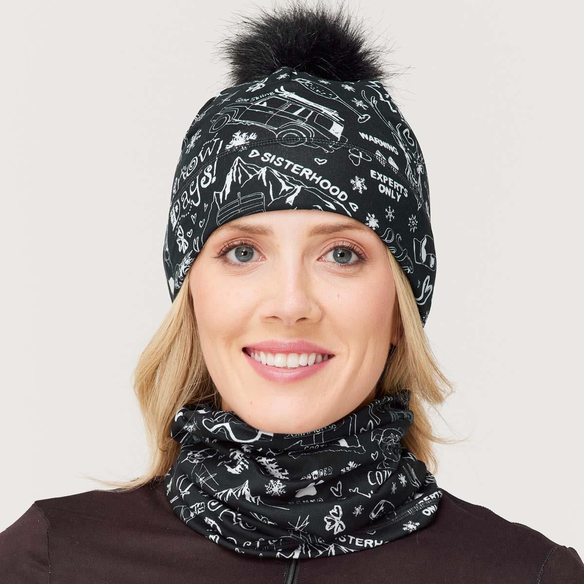 Krimson Klover Women's Graffiti Beanie Black | WinterWomen